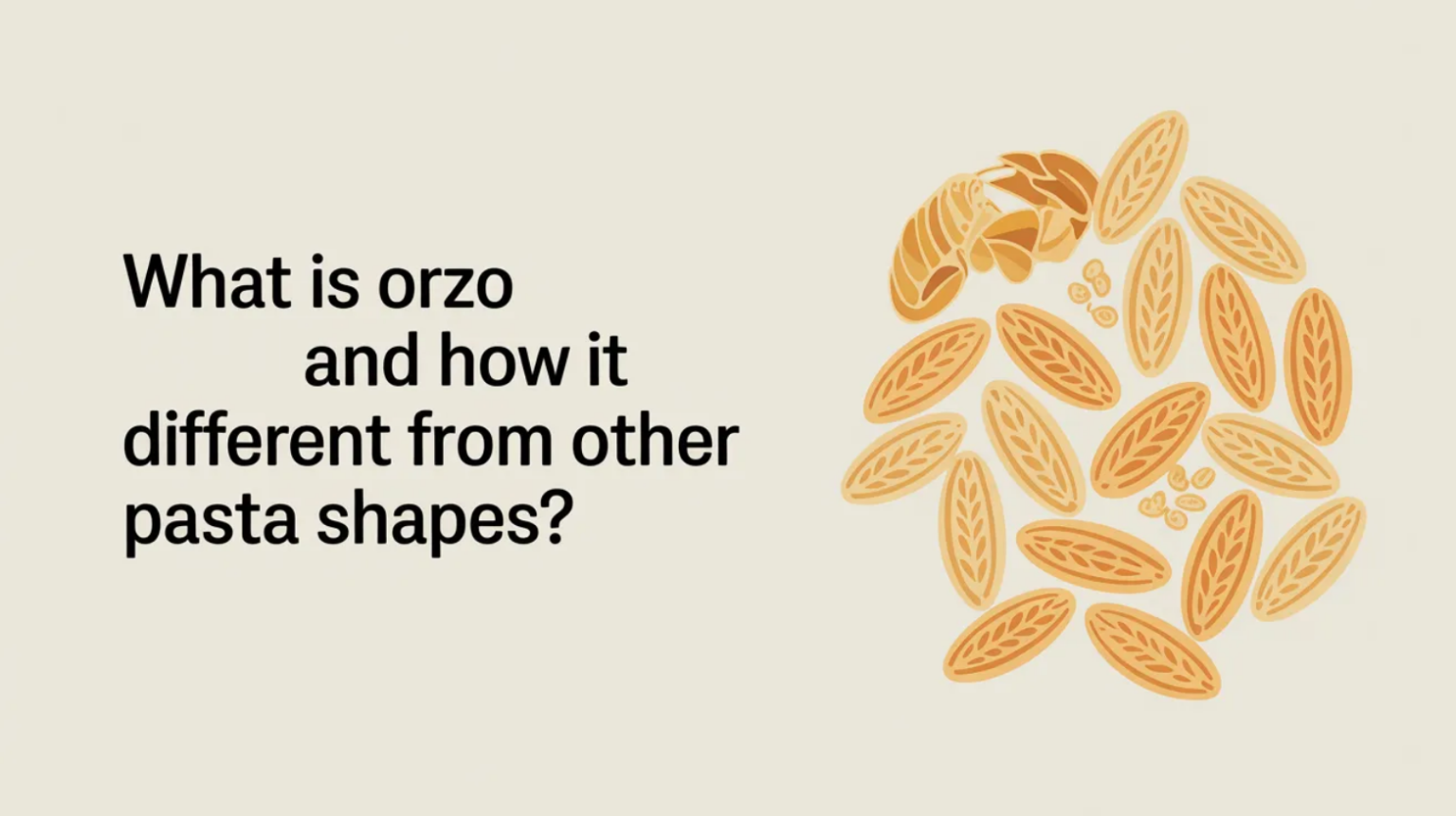 What Is Orzo and How Is It Different From Other Pasta Shapes ...